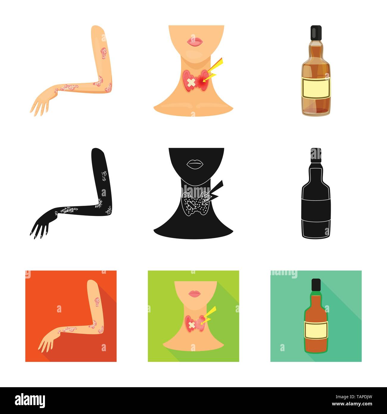 psoriasis,endocrine,dermatitis,system,bottle,skin,neck,whiskey,rash ...