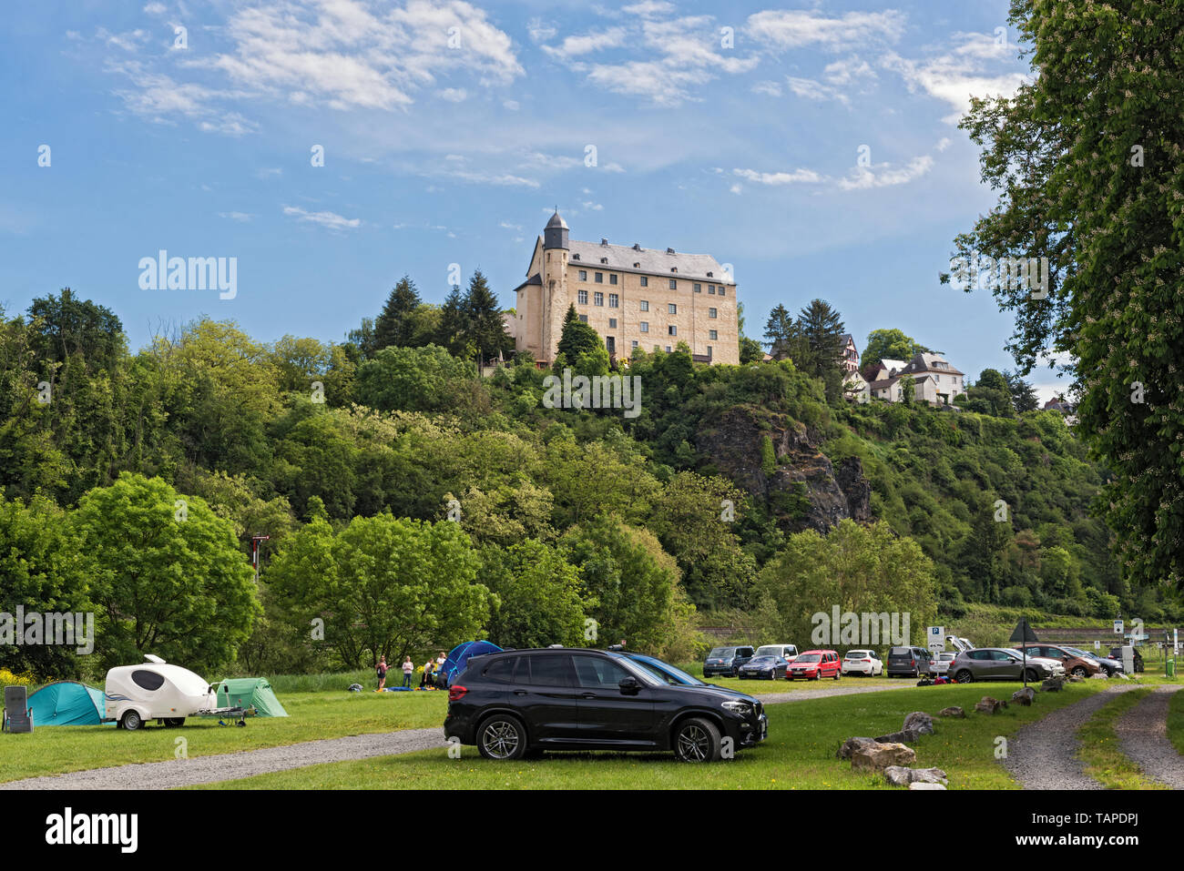Runkel castle and schadeck castle hi-res stock photography and images ...
