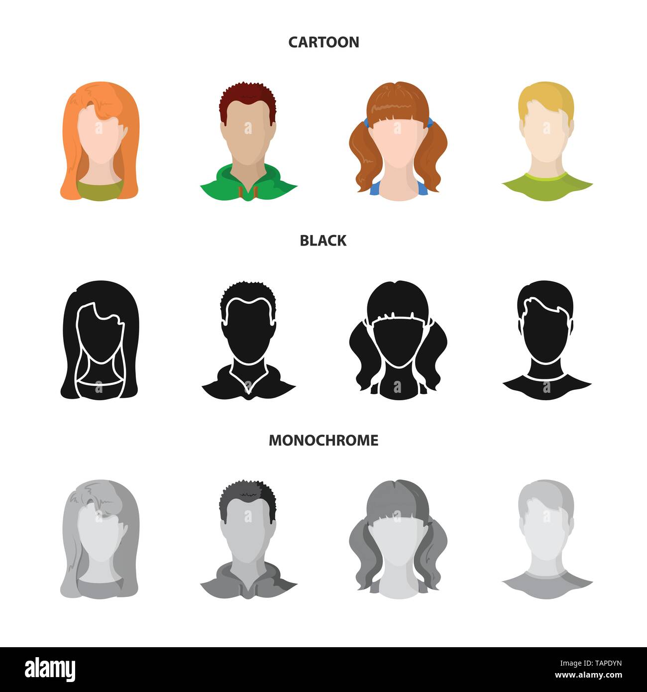 Vector design of professional and photo sign. Set of professional and ...