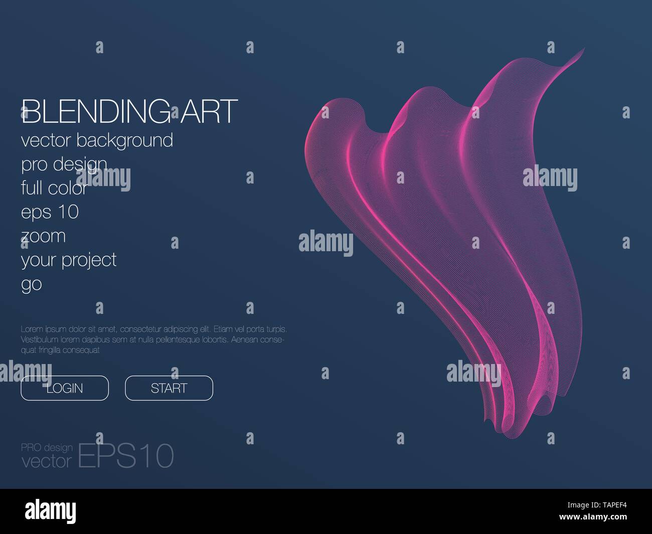 Abstract blend background. Template for web site Stock Vector Image ...
