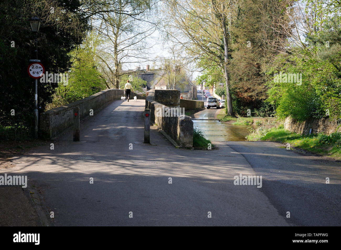 Bridge, Geddington, Northamptonshire, The stone bridge spanning the ...