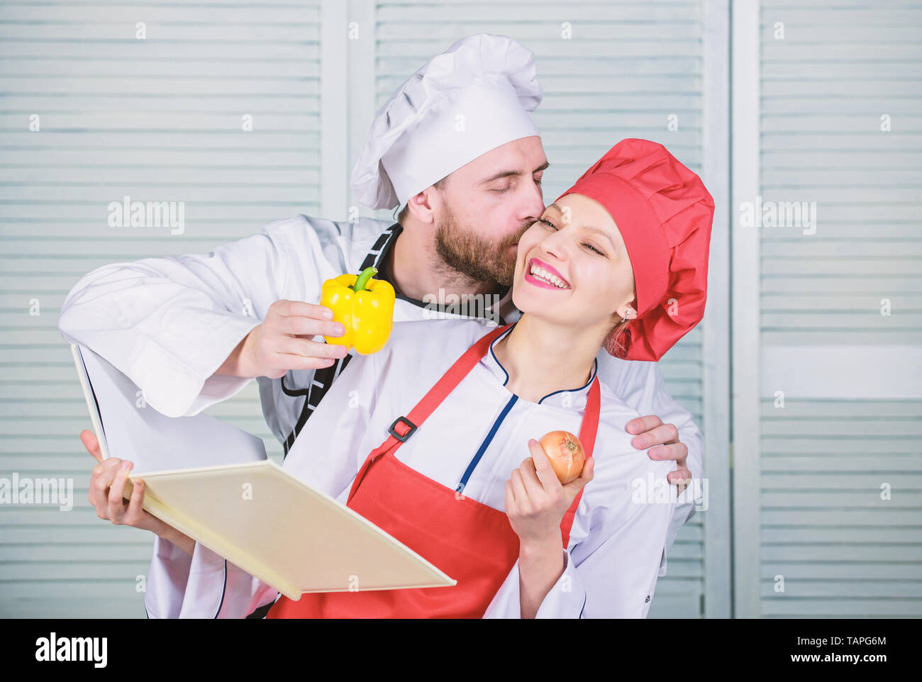 Real love. vegetarian. cook uniform. Dieting vitamin. culinary. happy ...