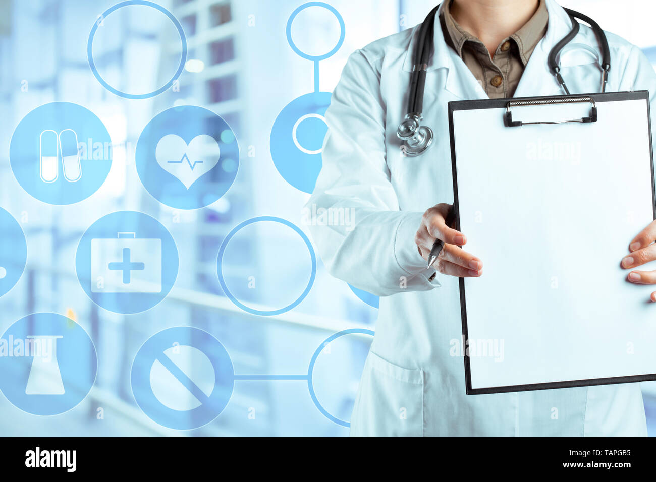 Hands of medical doctor Stock Photo - Alamy