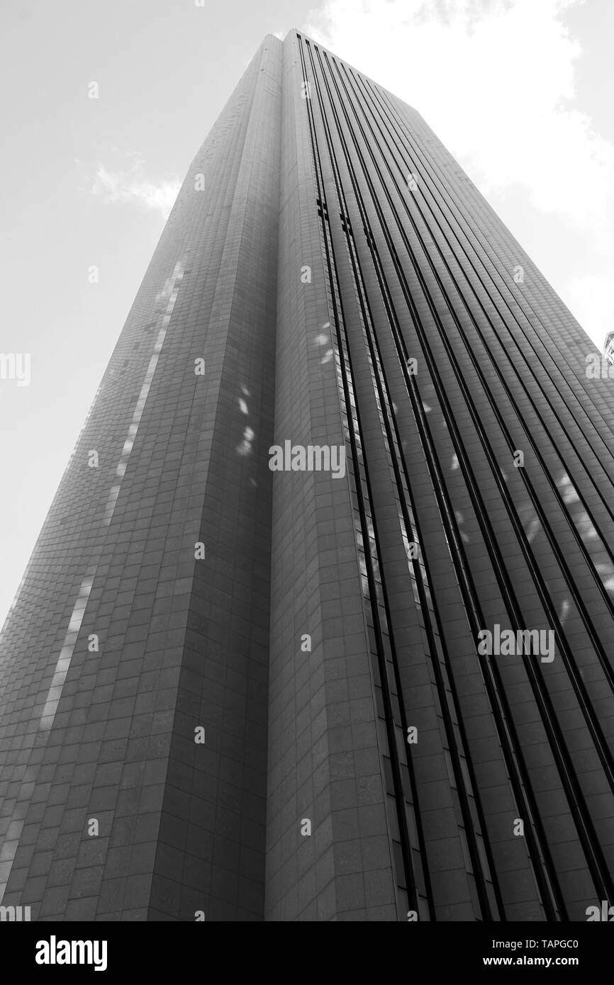 The Aon Center, formerly the Standard Oil Building, a supertall ...