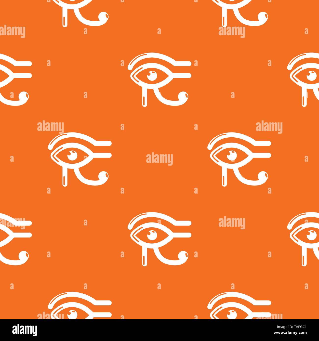 Eye horus pattern vector orange Stock Vector Image & Art - Alamy