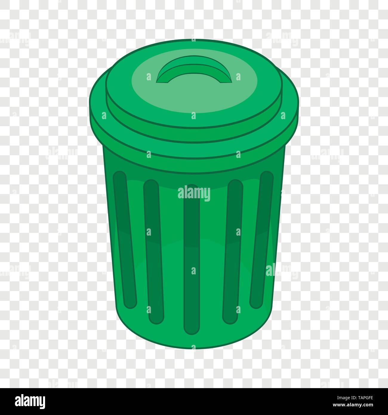 Trash can icon, cartoon style Stock Vector Image & Art - Alamy