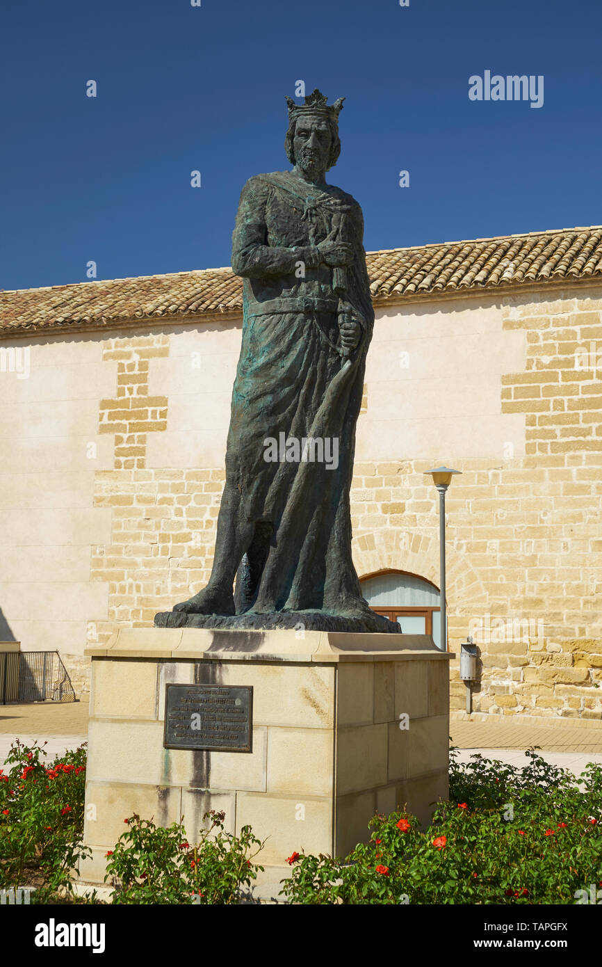 Statue of Fernando III El Santo, King of Castilla y León (1217-1252 ...