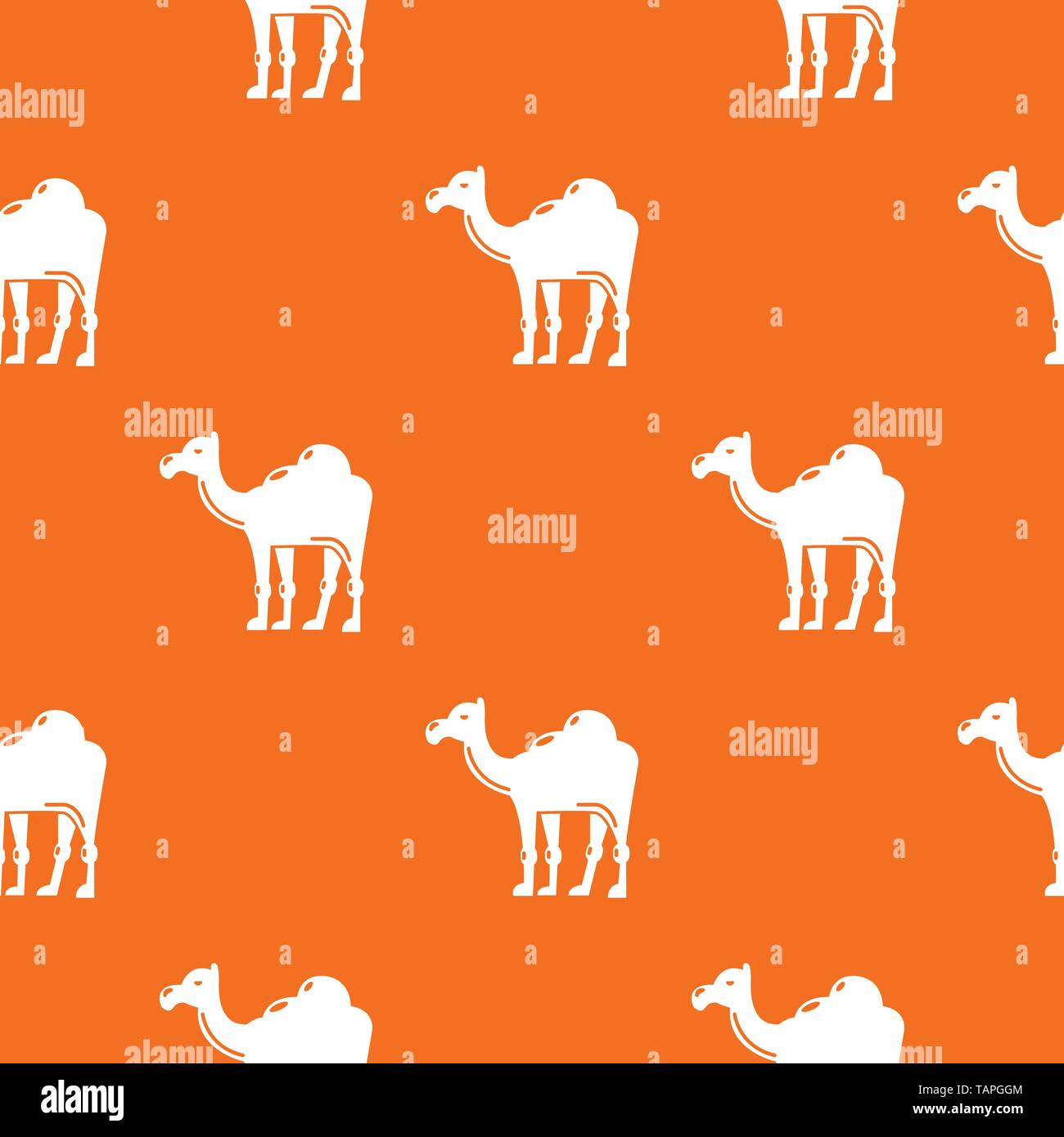 Camel pattern vector orange Stock Vector Image & Art - Alamy