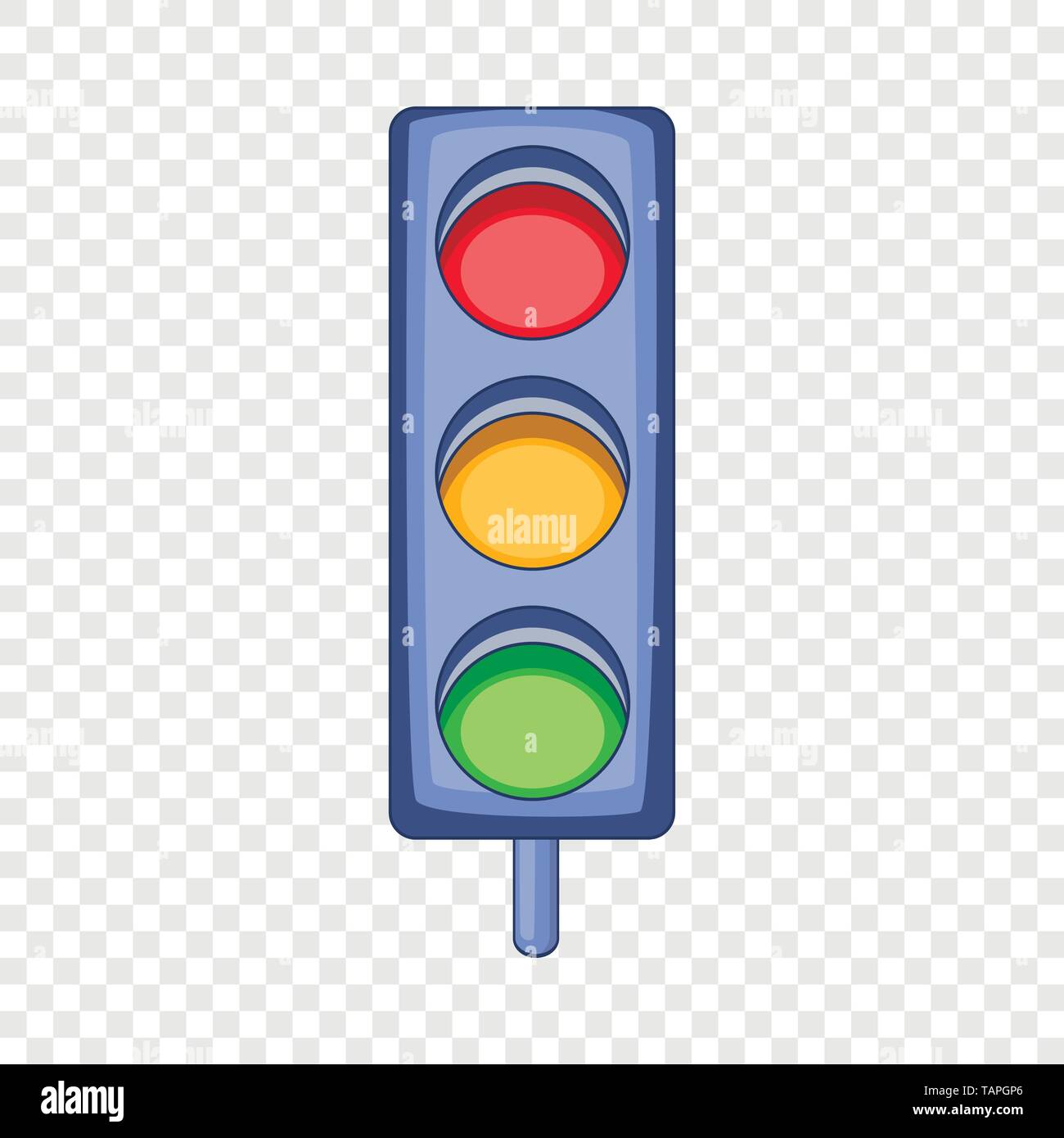 Traffic light icon, cartoon style Stock Vector Image & Art - Alamy