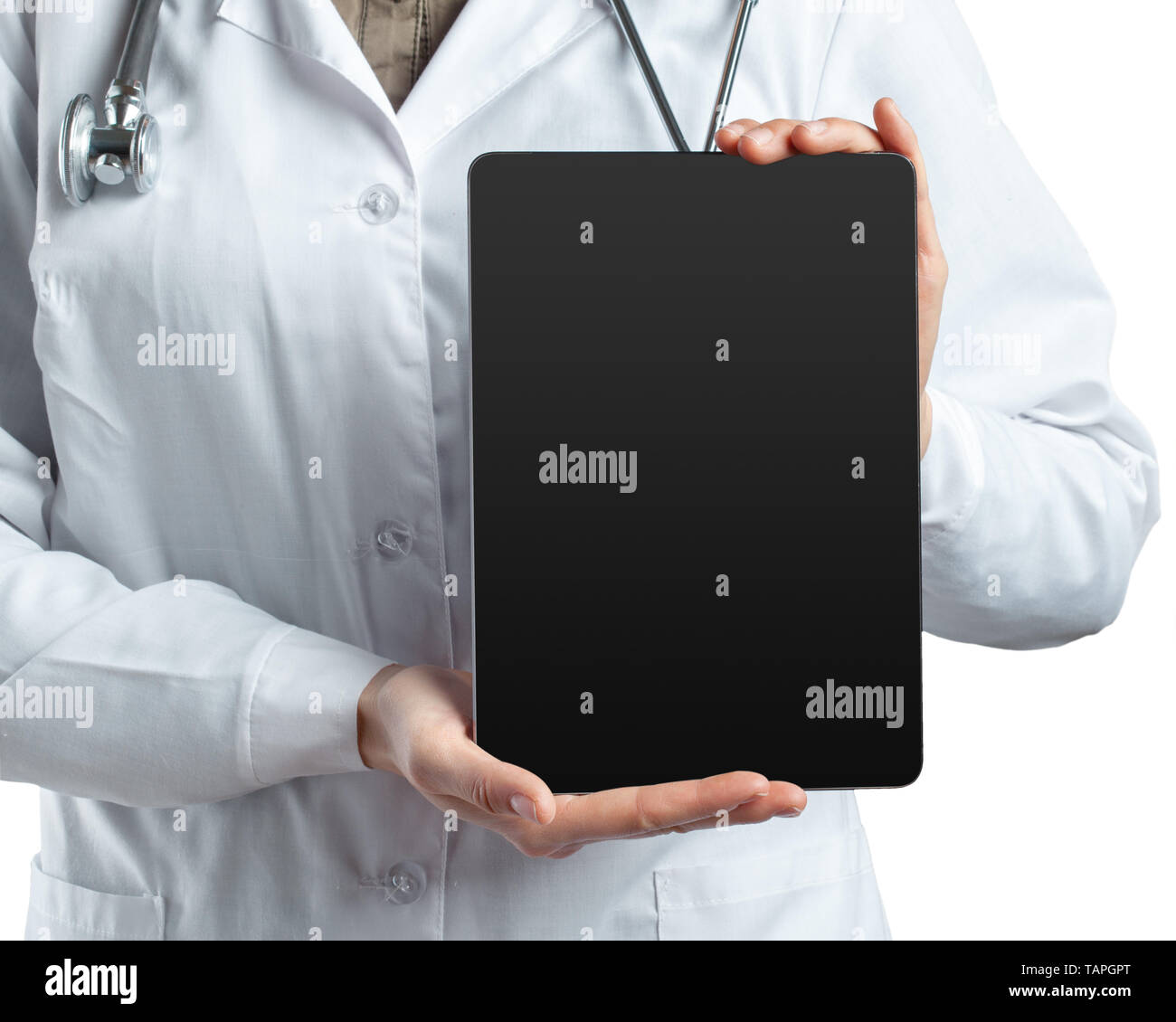 doctor using digital tablet Stock Photo - Alamy
