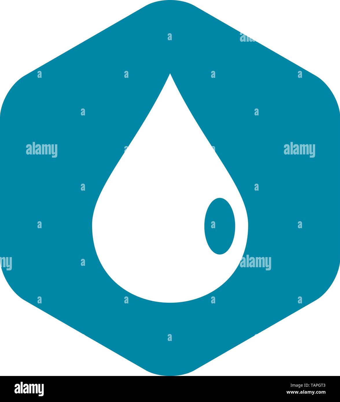 Drop icon, simple style Stock Vector Image & Art - Alamy