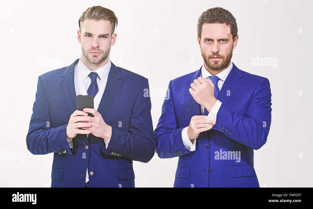 Business people choose formal clothing. Every detail matters. Stylish ...