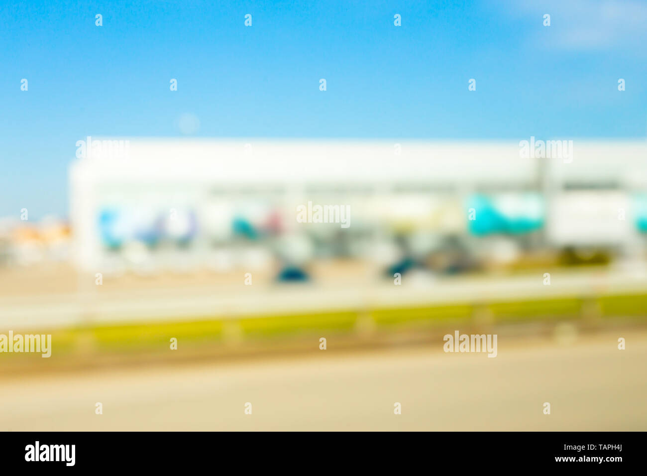Blurred Modern Building Stock Photo - Alamy