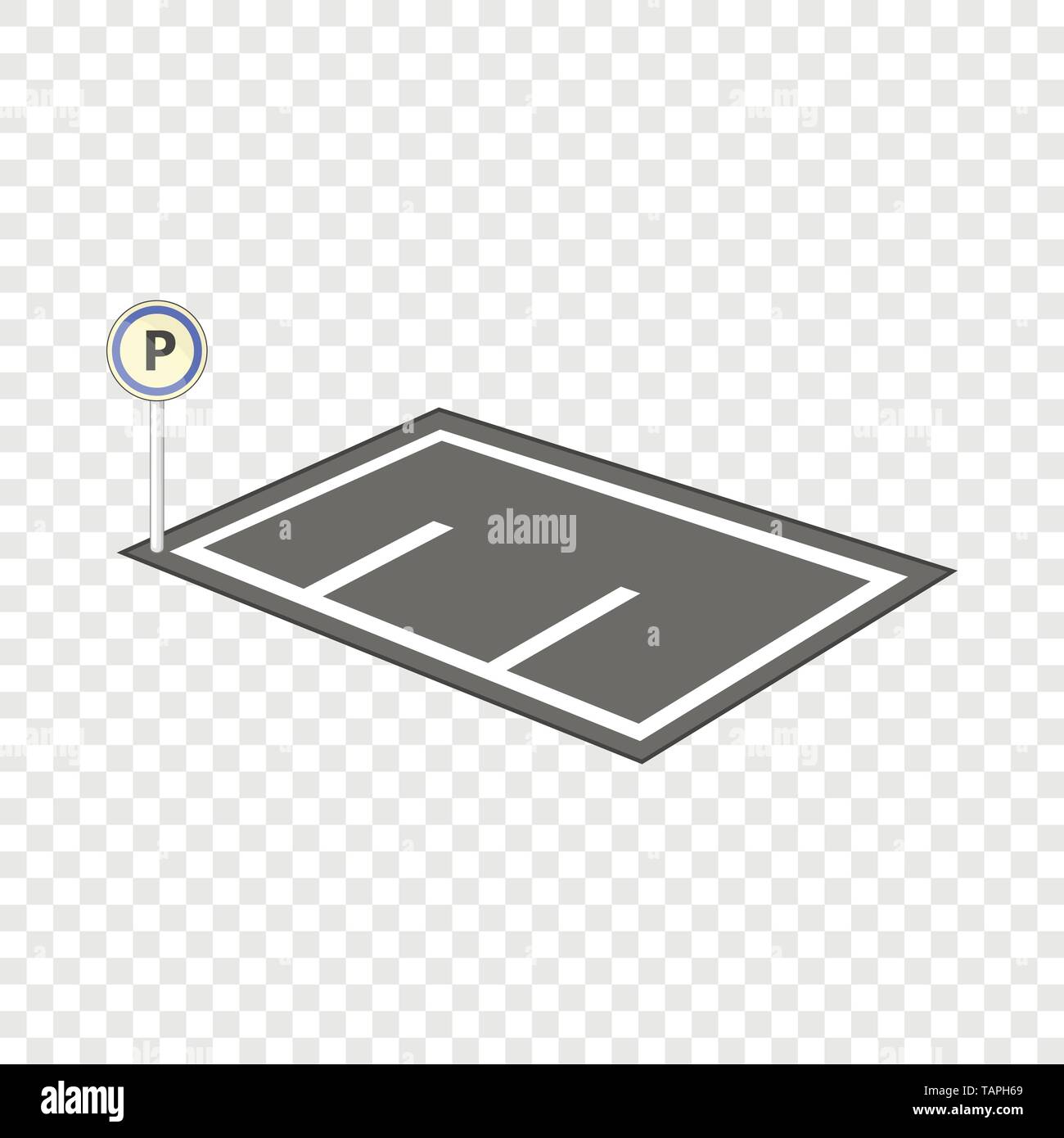 Parking icon, cartoon style Stock Vector Image & Art - Alamy