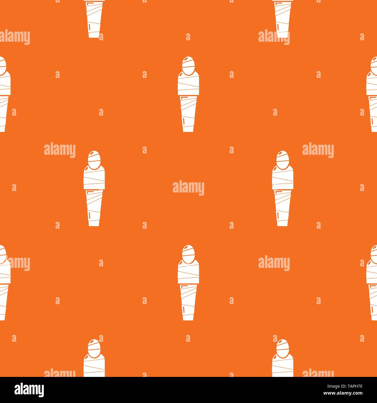Mummy egypt pattern vector orange Stock Vector Image & Art - Alamy