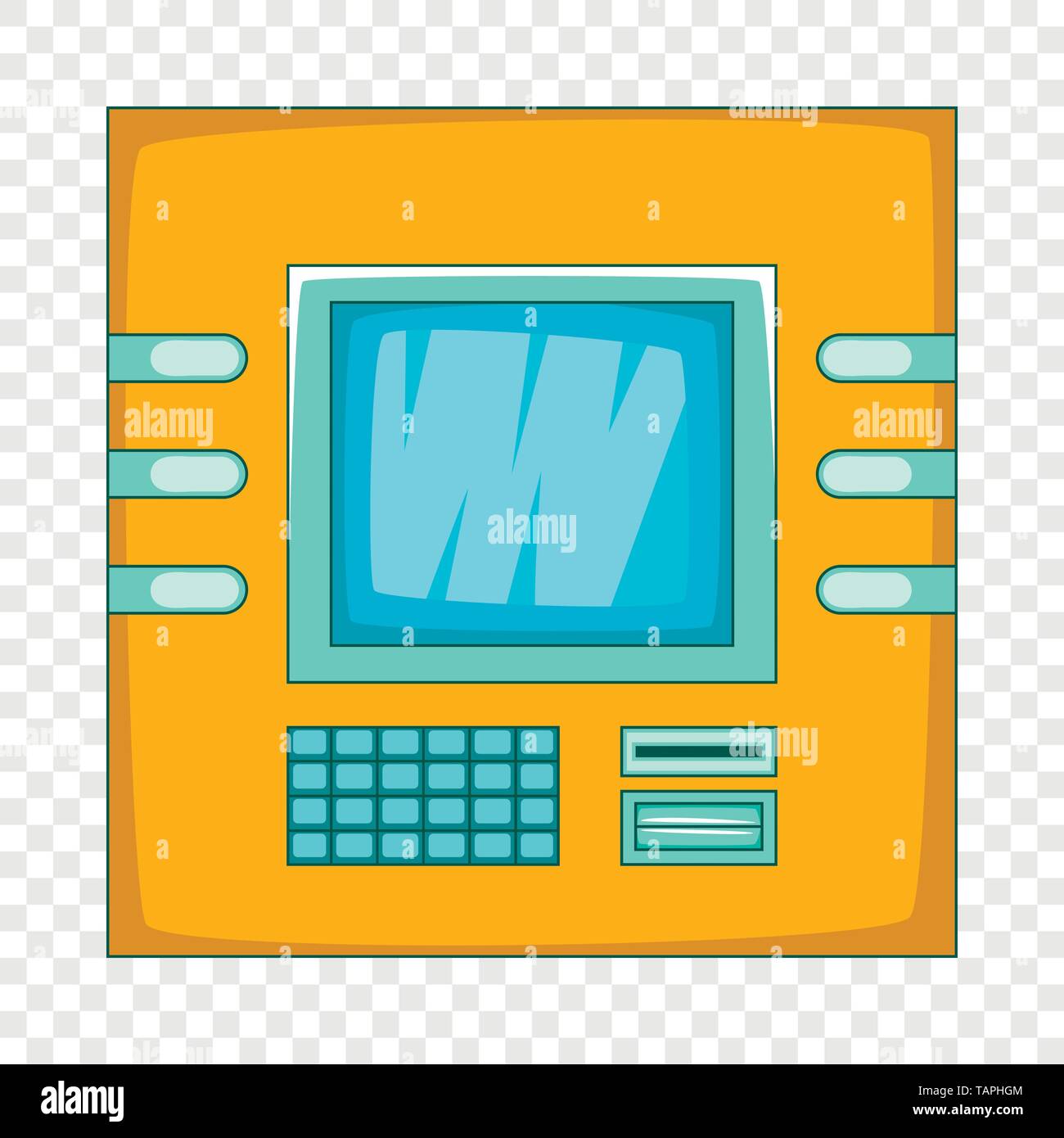Cash machine icon, cartoon style Stock Vector Image & Art - Alamy