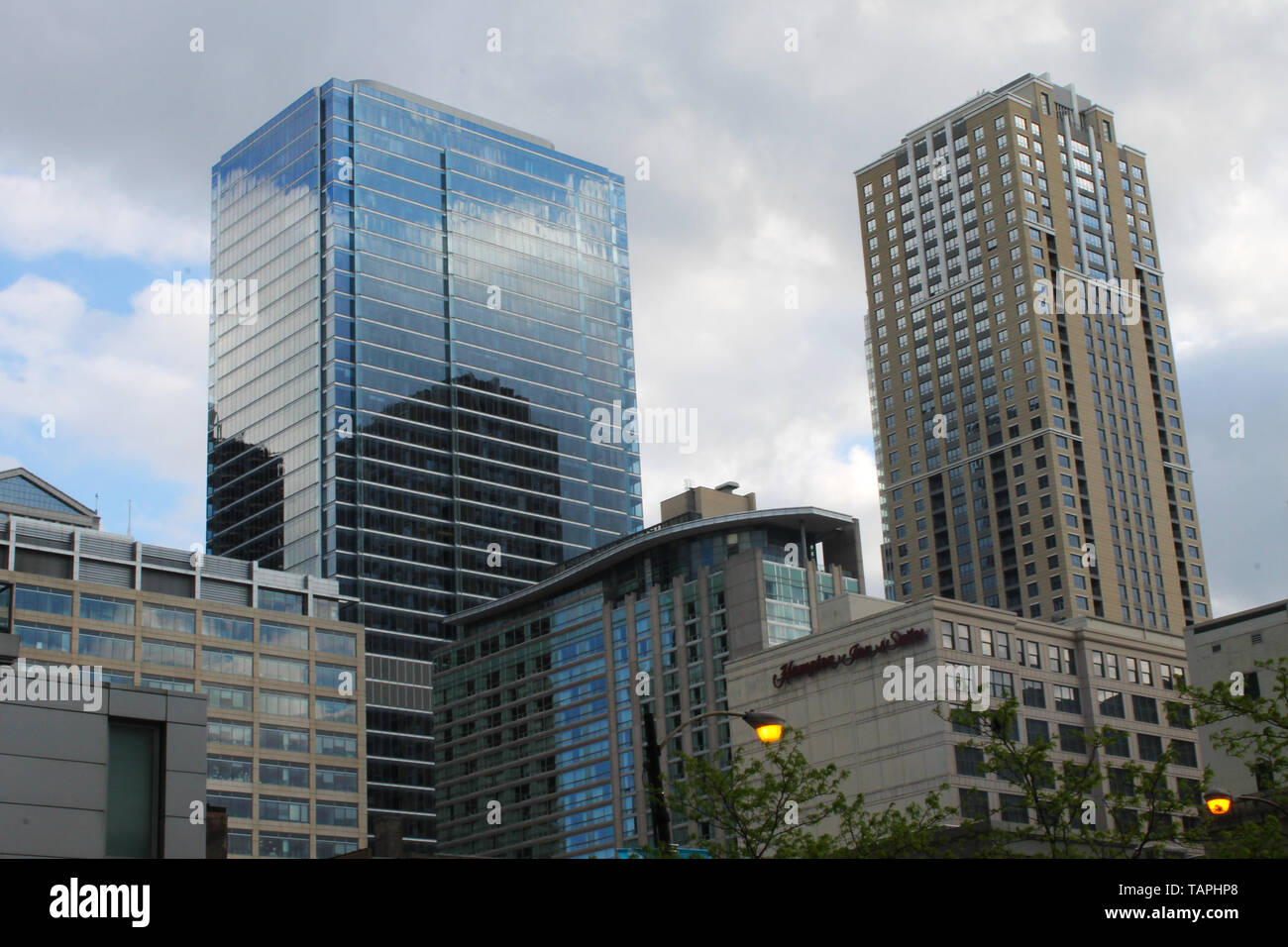 Skyscrapers in the skyline of downtown (the Loop) Chicago, Illinois ...