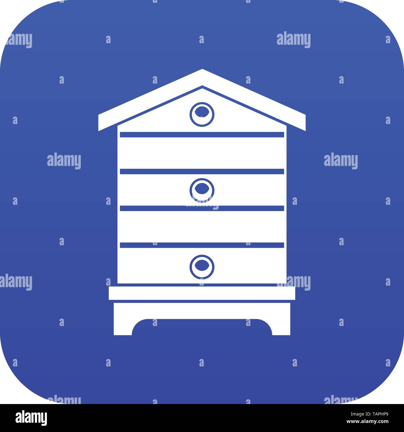 Hive icon digital blue Stock Vector Image & Art - Alamy