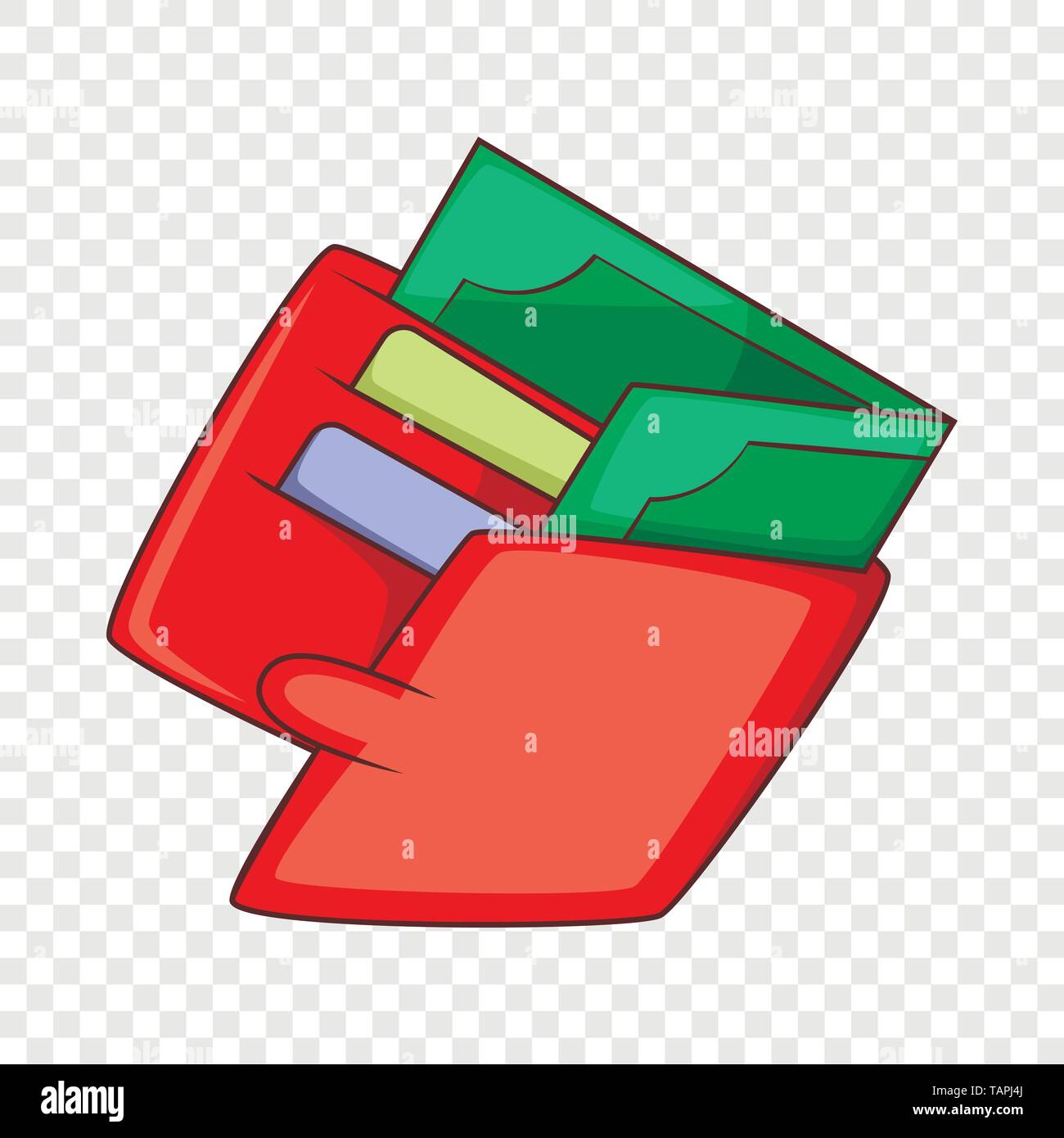 Money wallet icon, cartoon style Stock Vector Image & Art - Alamy