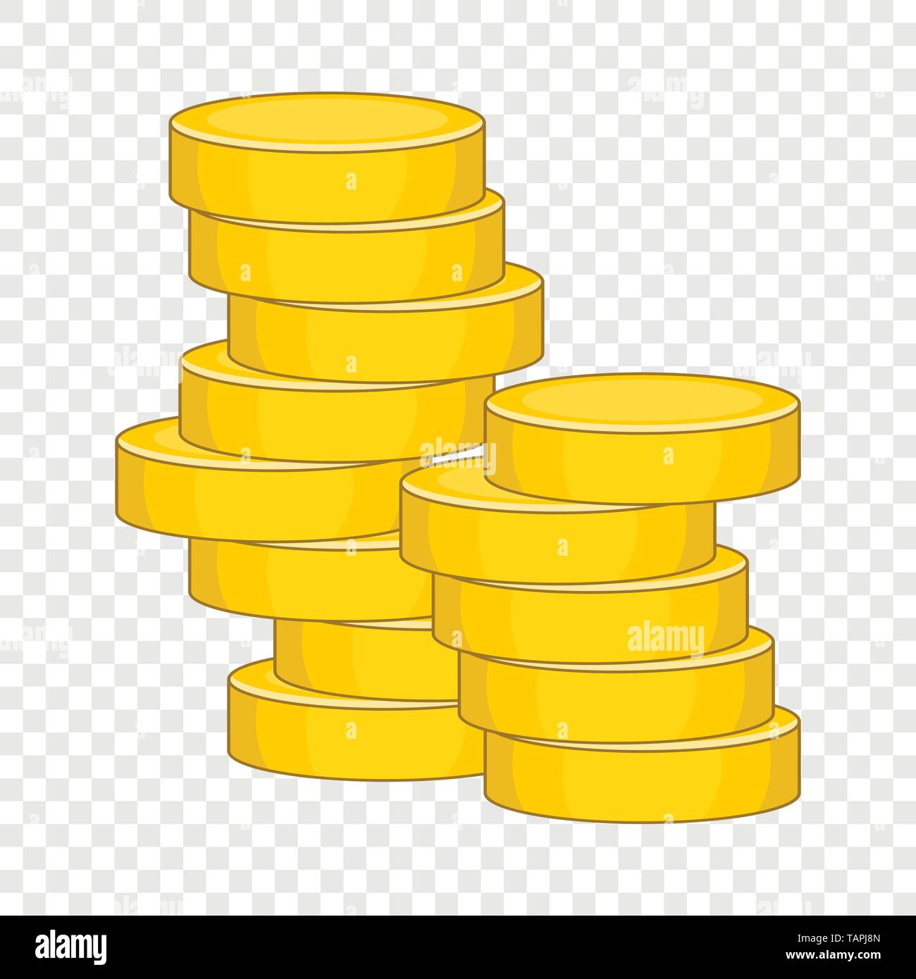 Coins icon, cartoon style Stock Vector Image & Art - Alamy