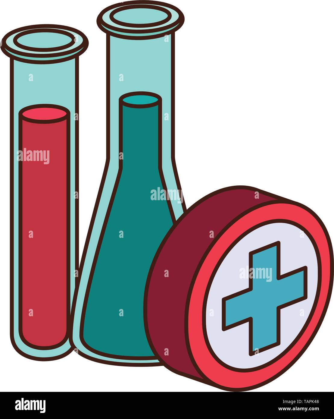 laboratory instruments in white background Stock Vector Image & Art - Alamy