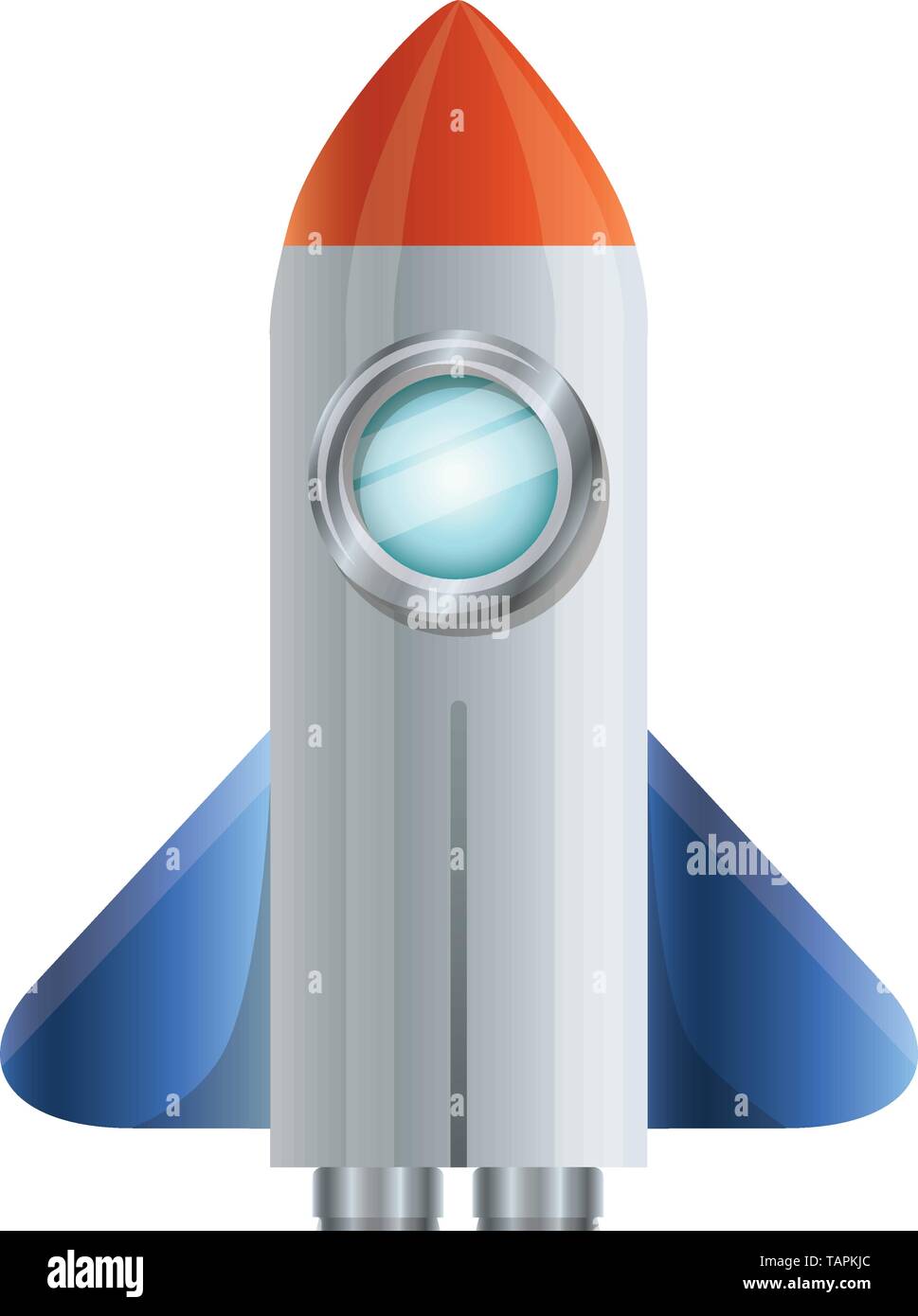 rocket flying with white background Stock Vector Image & Art - Alamy