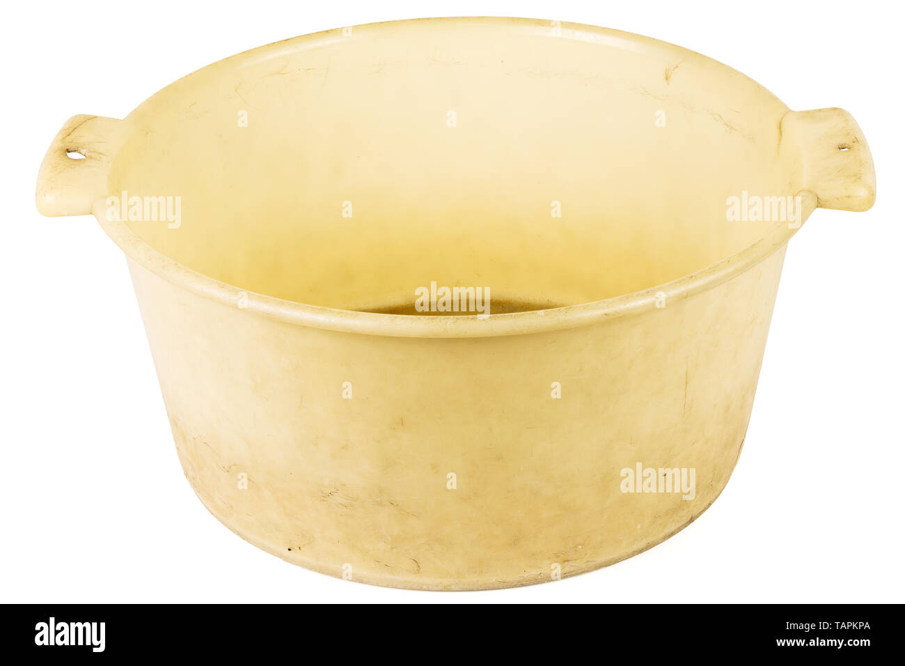 old dirty and scratchy white handwash basin isolated Stock Photo - Alamy