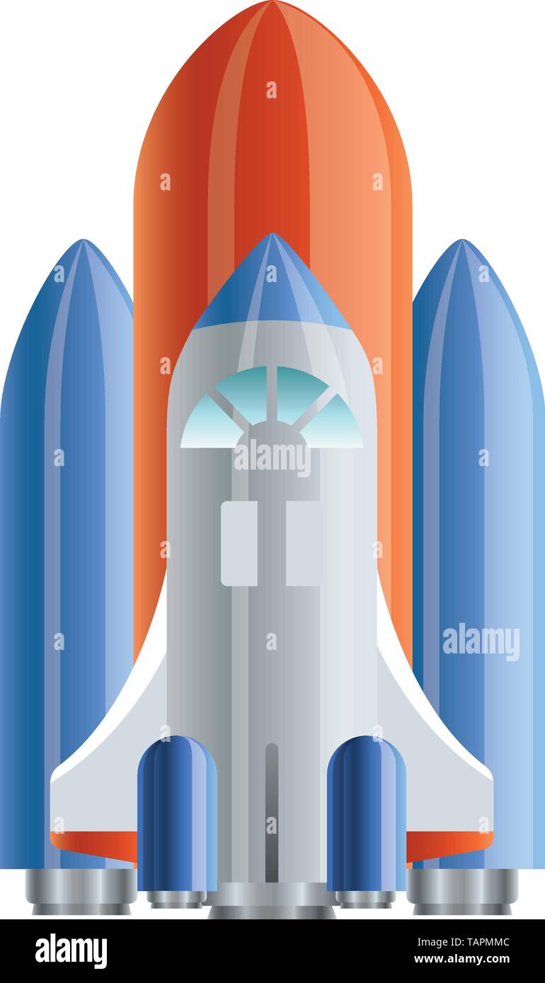 rocket flying with white background Stock Vector Image & Art - Alamy