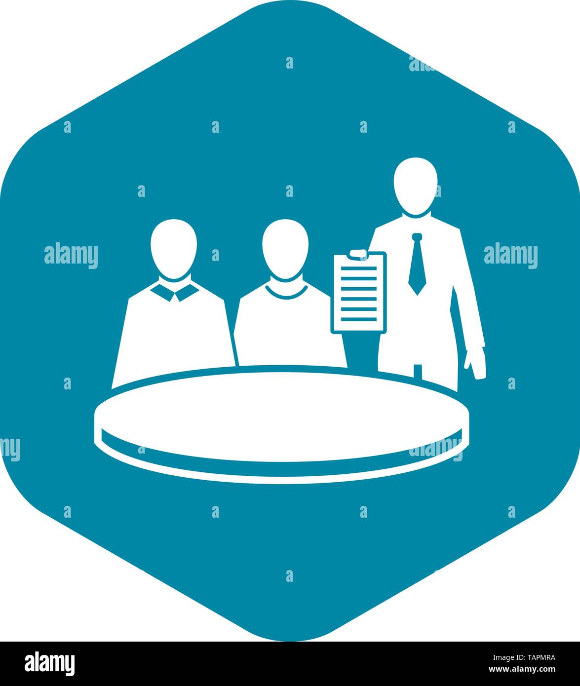 Political meeting icon, simple style Stock Vector Image & Art - Alamy