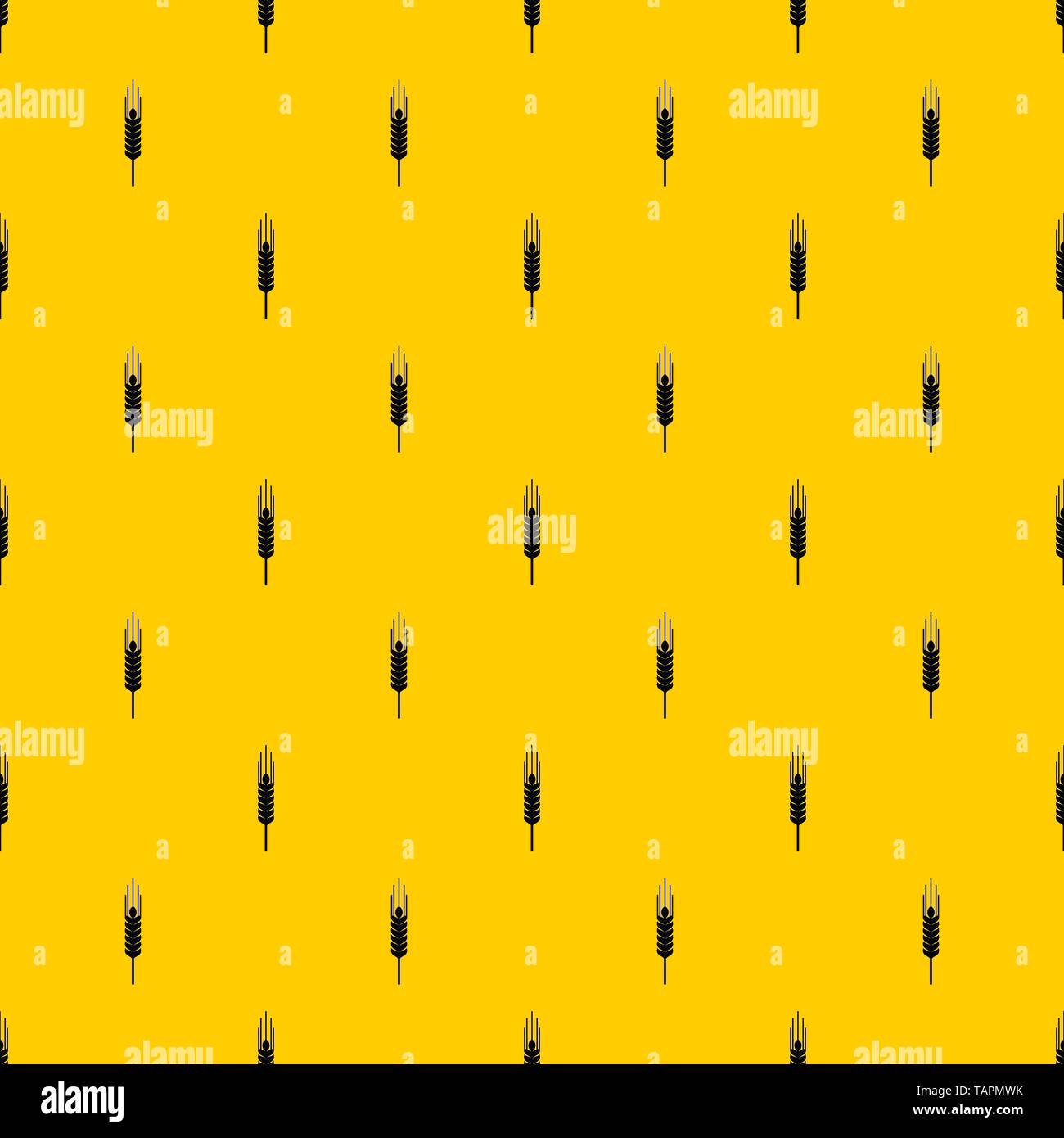 Stalk of ripe barley pattern vector Stock Vector Image & Art - Alamy