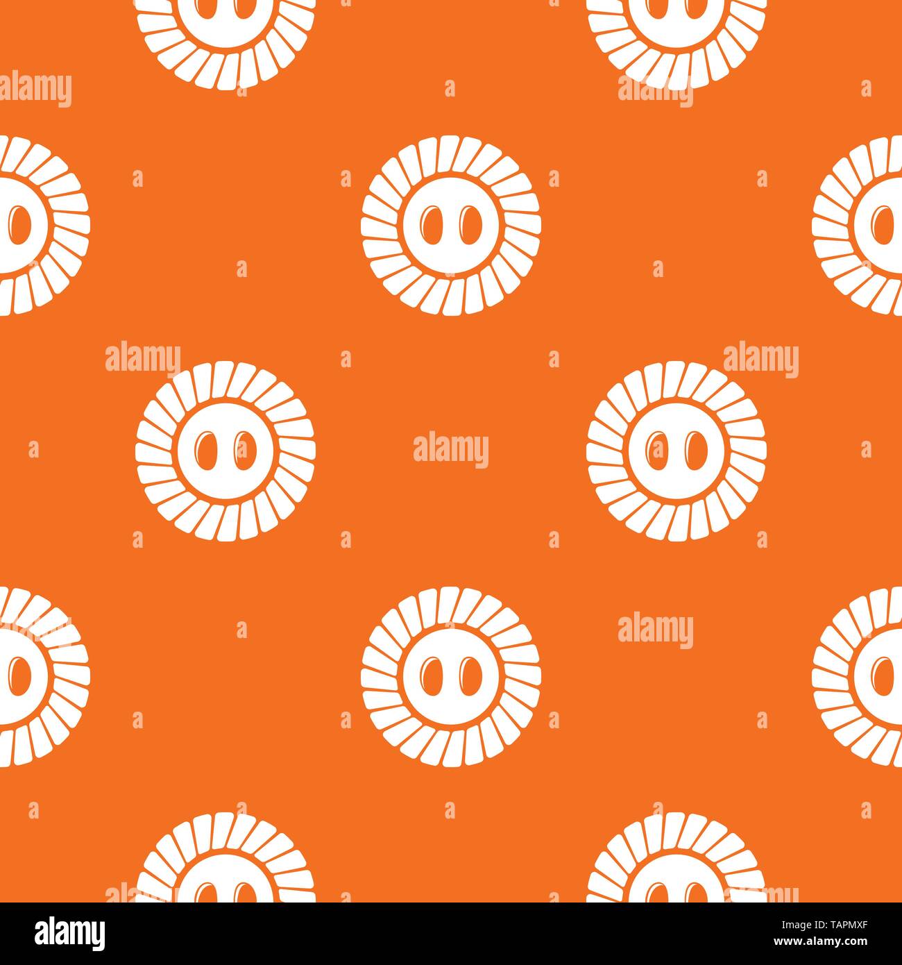 Sewing button pattern vector orange Stock Vector Image & Art - Alamy