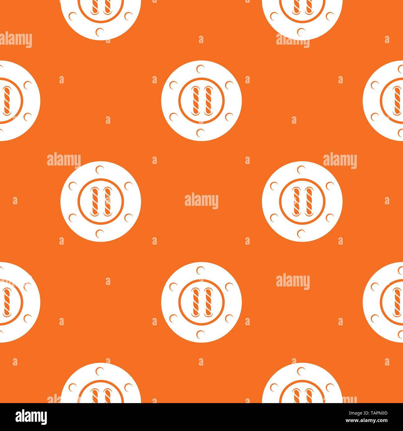 Sew button pattern vector orange Stock Vector Image & Art - Alamy