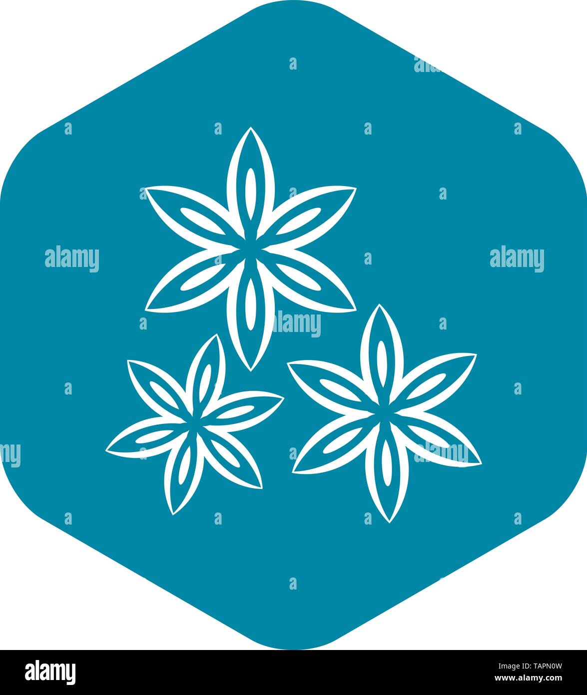 Star anise icon, simple style Stock Vector Image & Art - Alamy