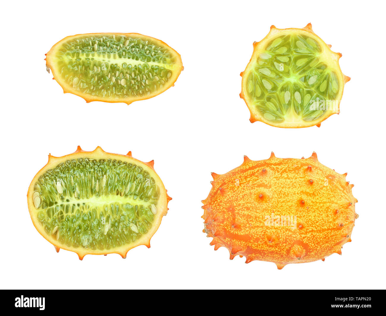 Spiked melon isolated on white hi-res stock photography and images - Alamy