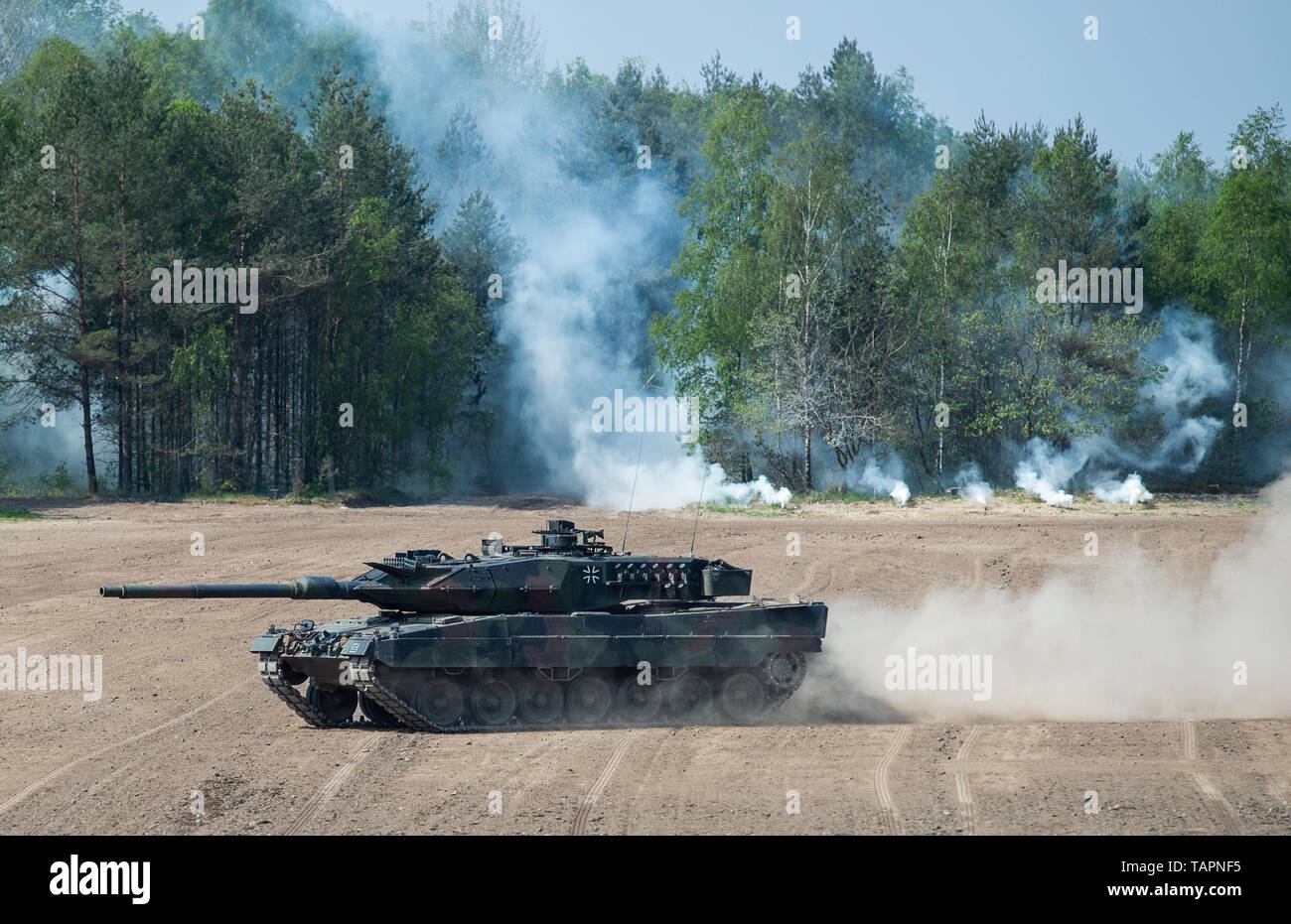 Munster, Germany. 20th May, 2019. During a demonstration of the Very ...