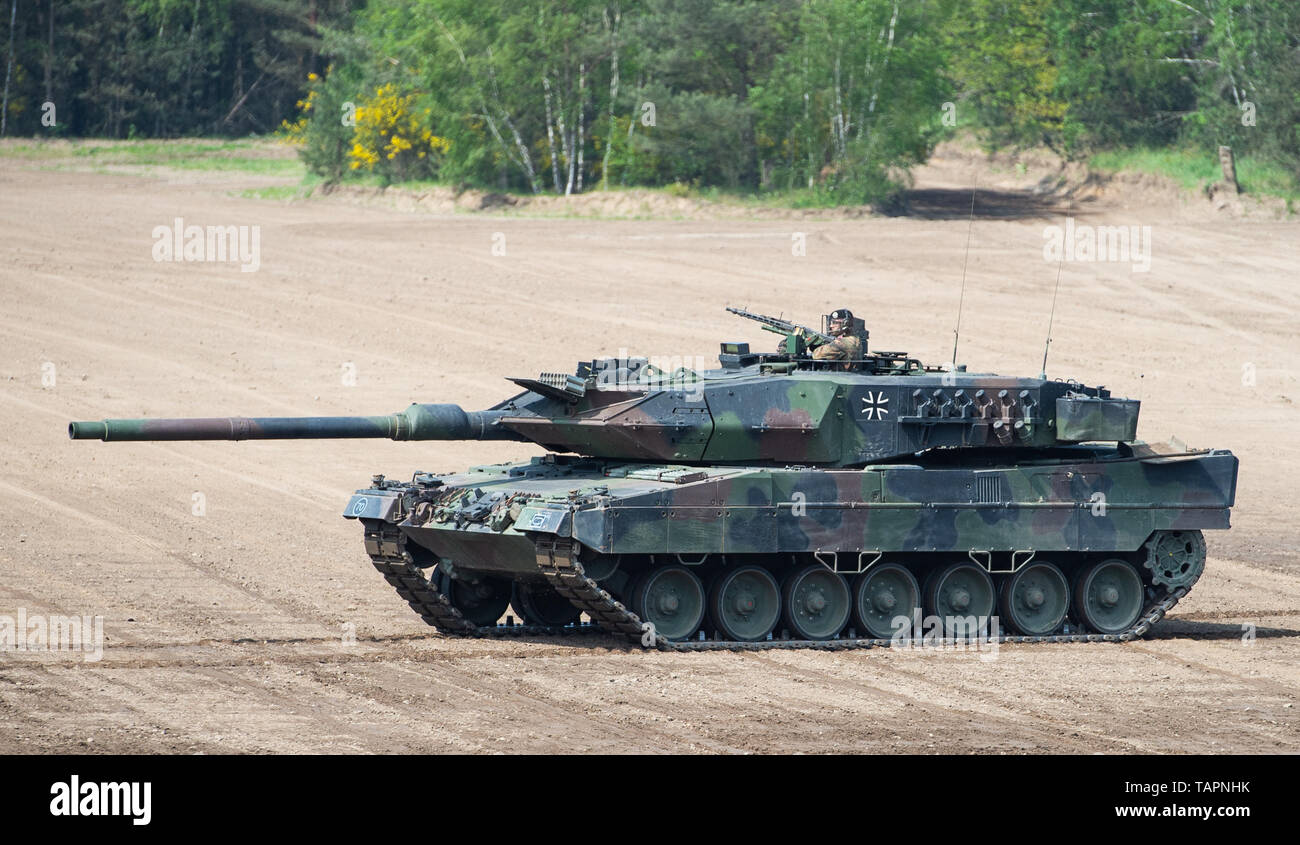 Munster, Germany. 20th May, 2019. During a demonstration of the Very ...