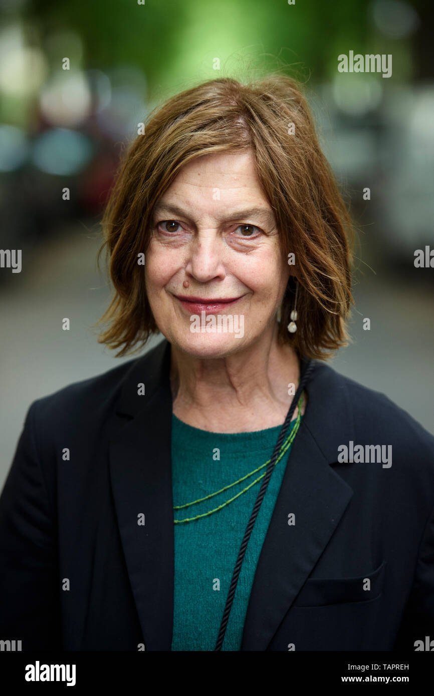 20 May 2019, Berlin: Angela Winkler, actress, is standing on a street ...