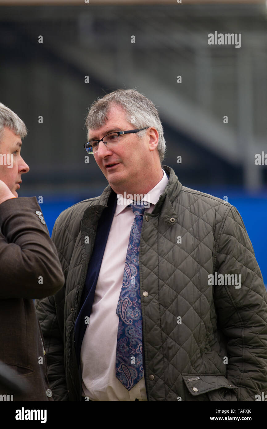 Magherafelt, UK. 27th May, 2019. Tom Elliot, UUP (Ulster Unionist party ...