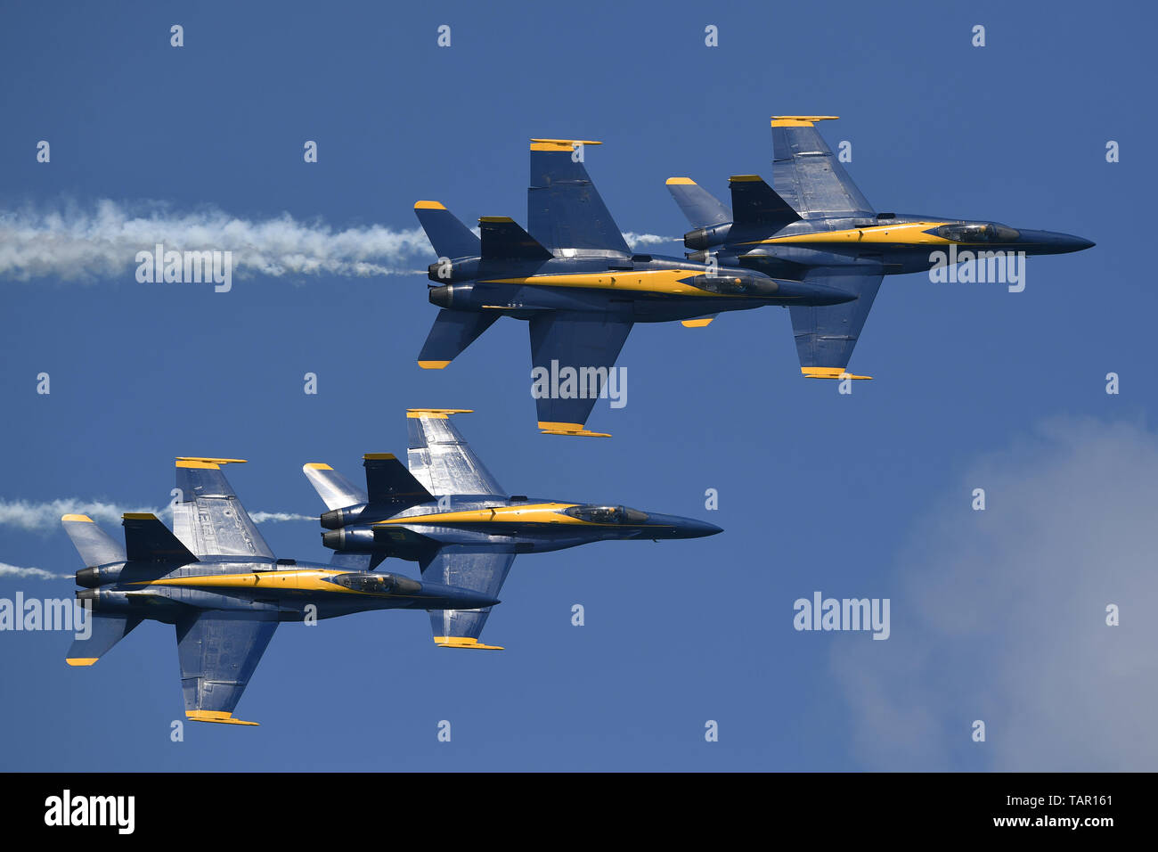 Miami, FL, USA. 26th May, 2019. The U.S. Navy Blue Angels Flight ...