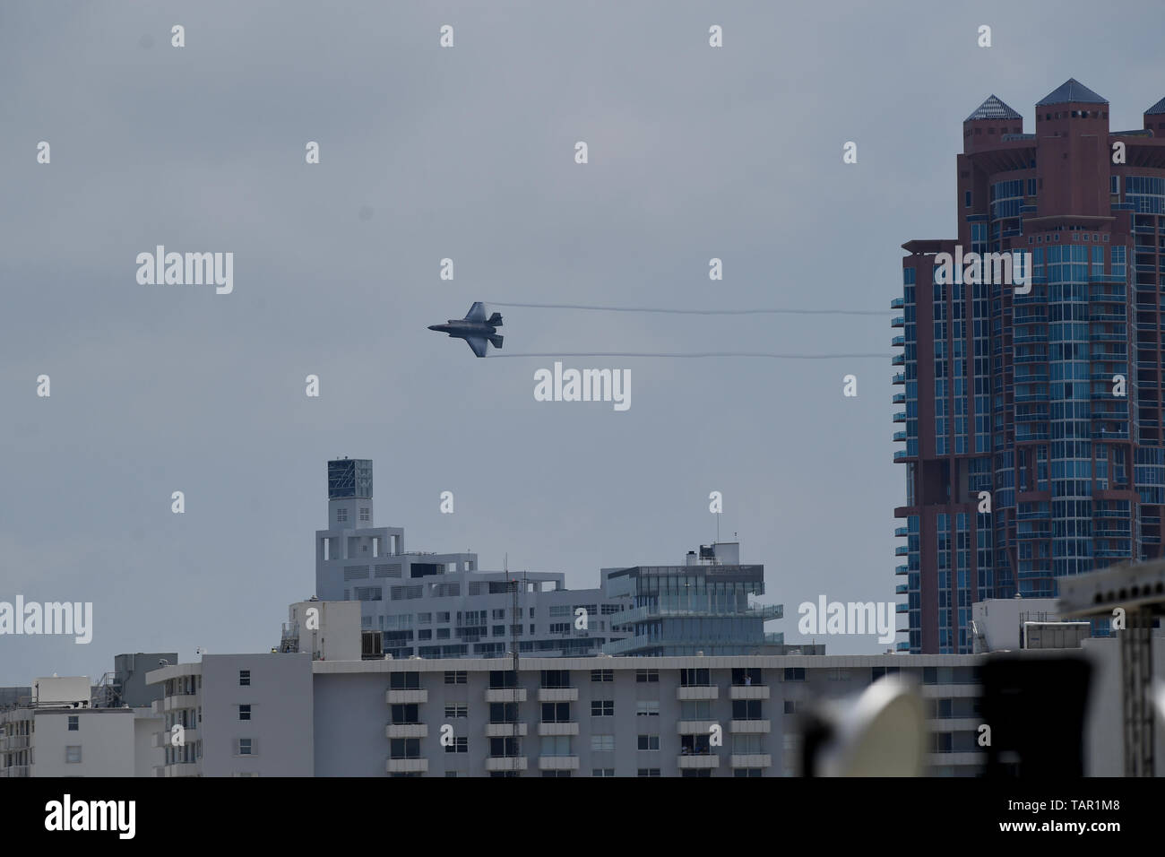Miami, FL, USA. 26th May, 2019. The USAF Lockheed Martin F-35 Lightning ...