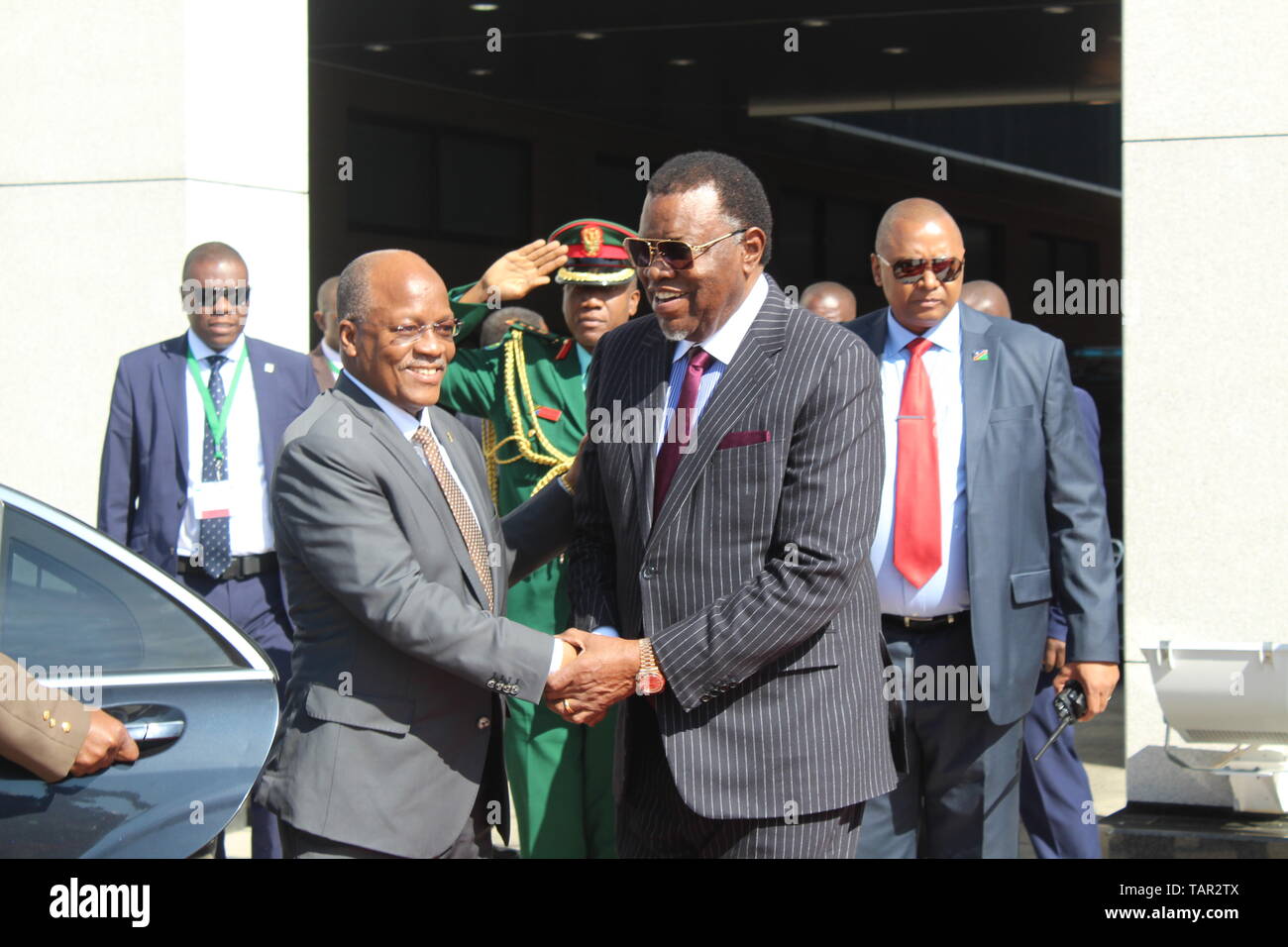 Hage geingob president of namibia hi-res stock photography and images ...
