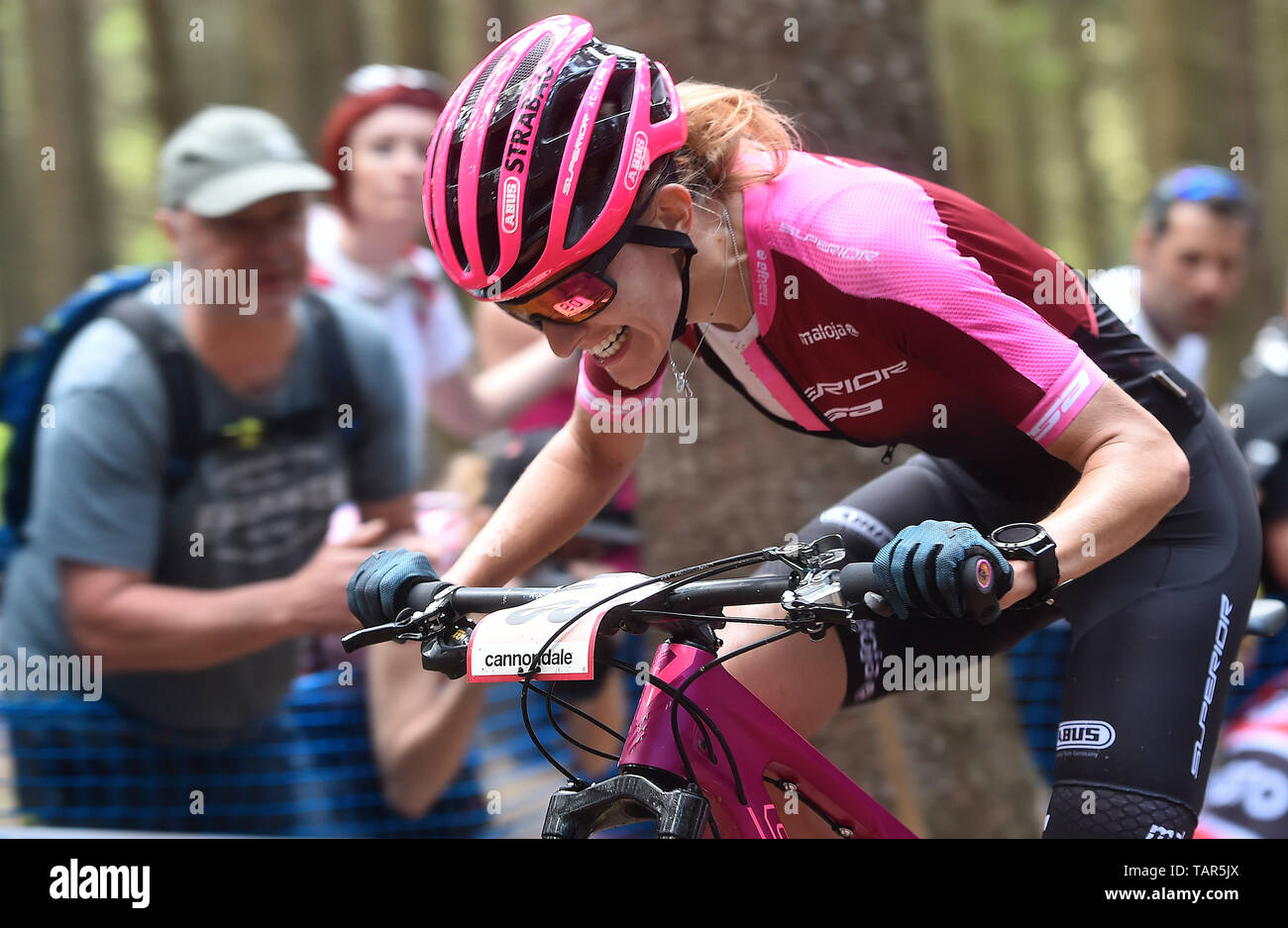 Czech Karla Stepanova during the women elite Cross Country Mountain ...