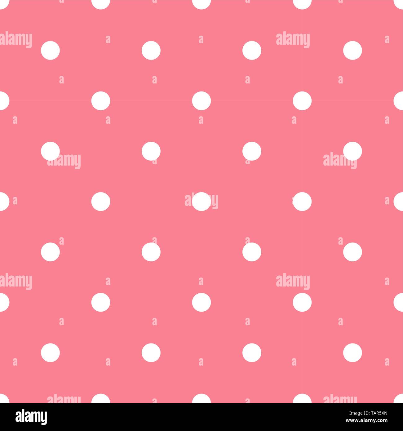 Polka dots pink pattern. Vector illustration Stock Vector Image & Art ...