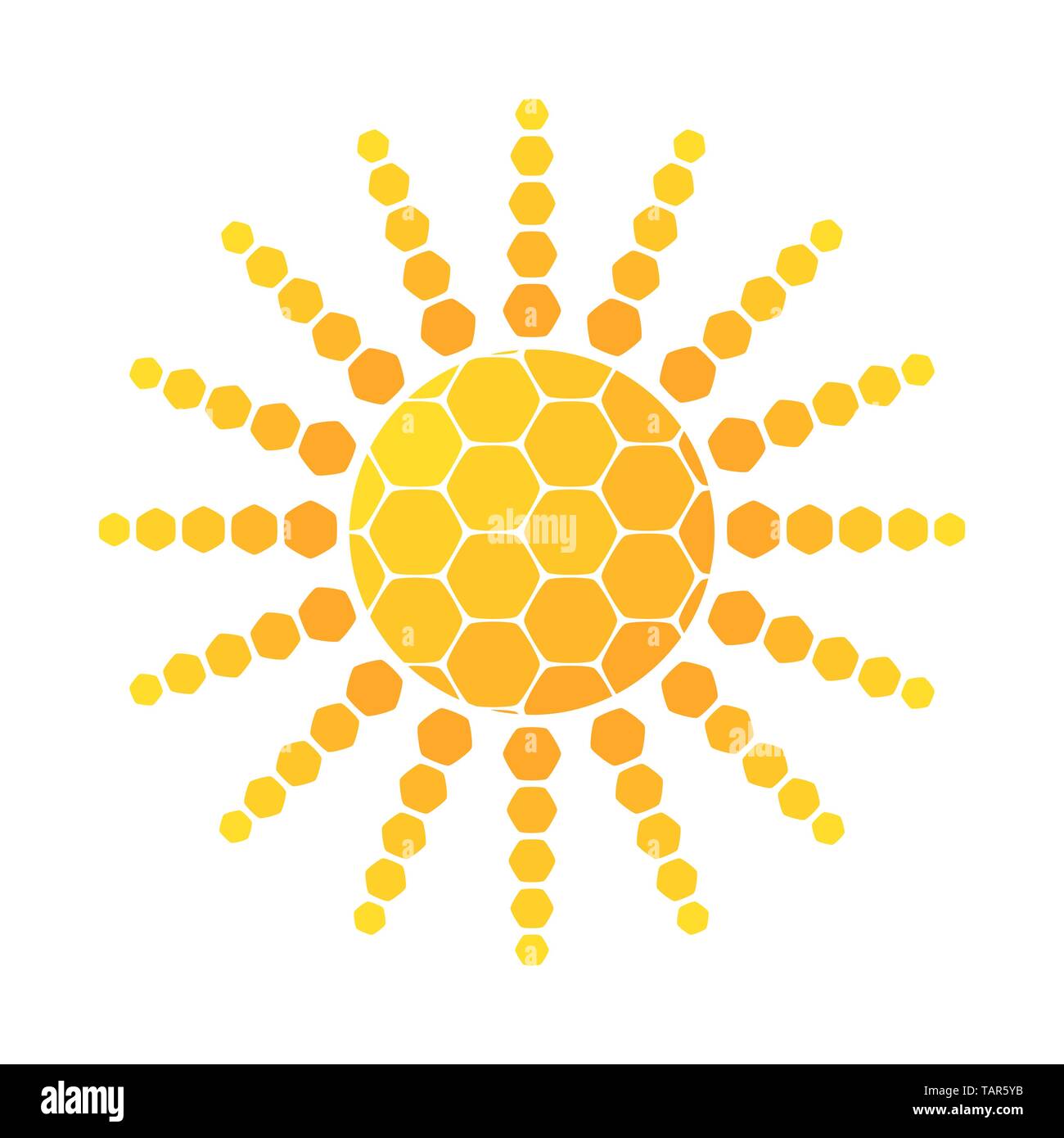 Abstract sun icon. Vector illustration Stock Vector Image & Art - Alamy