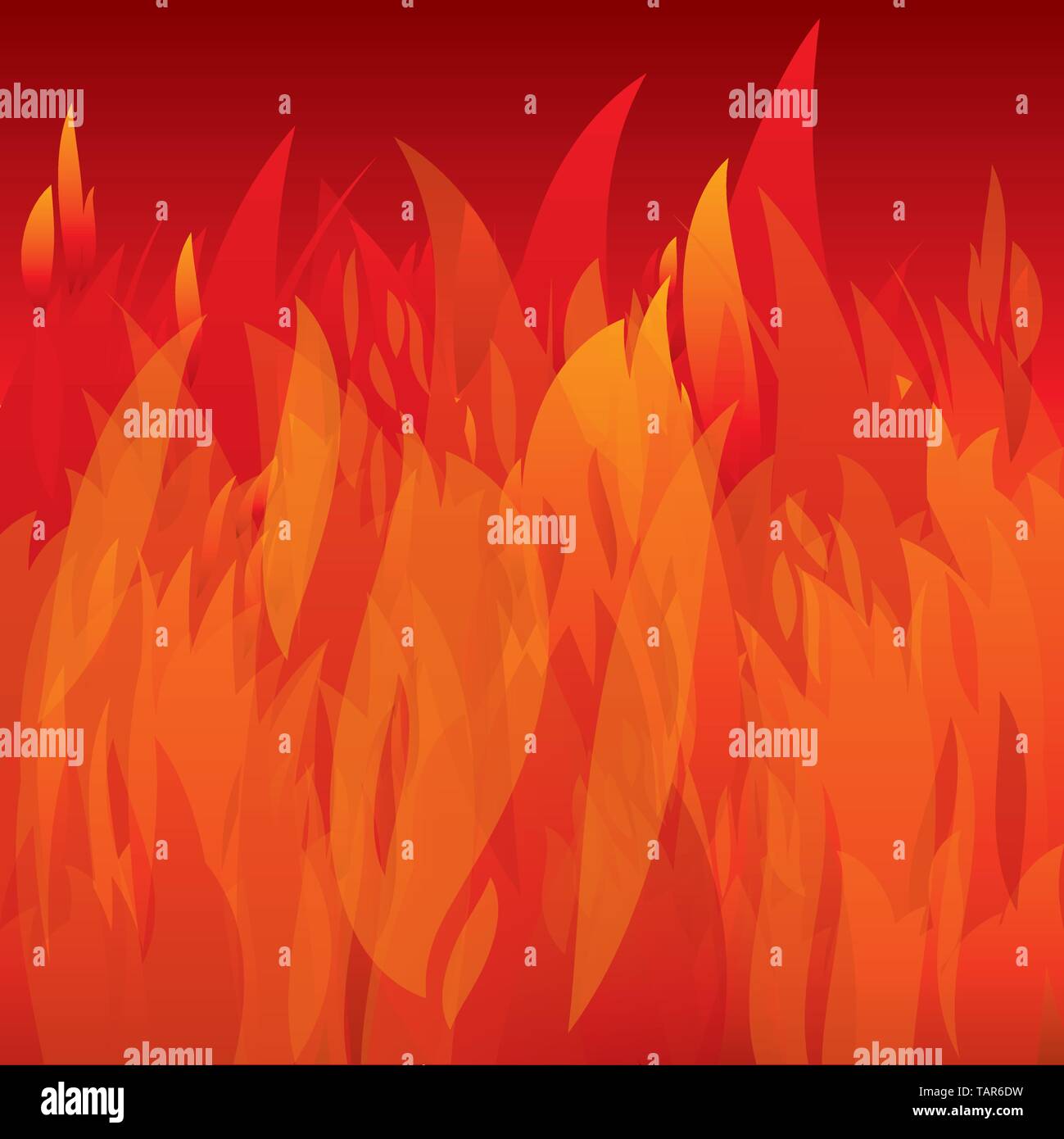 Fire background with flames all around. eps10 Stock Vector Image & Art ...