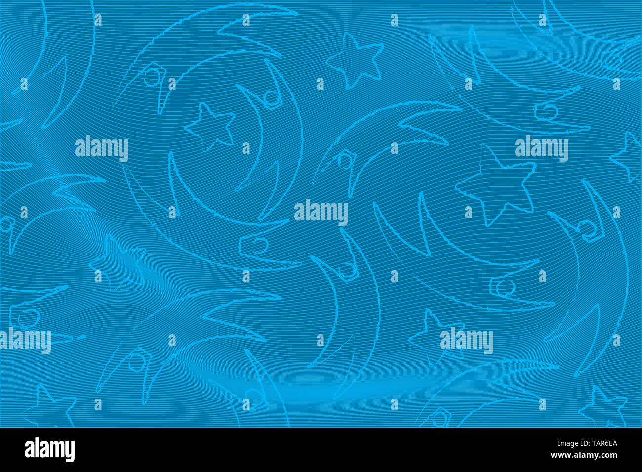 Vector illustration of figure background of acrobats in blue Stock ...