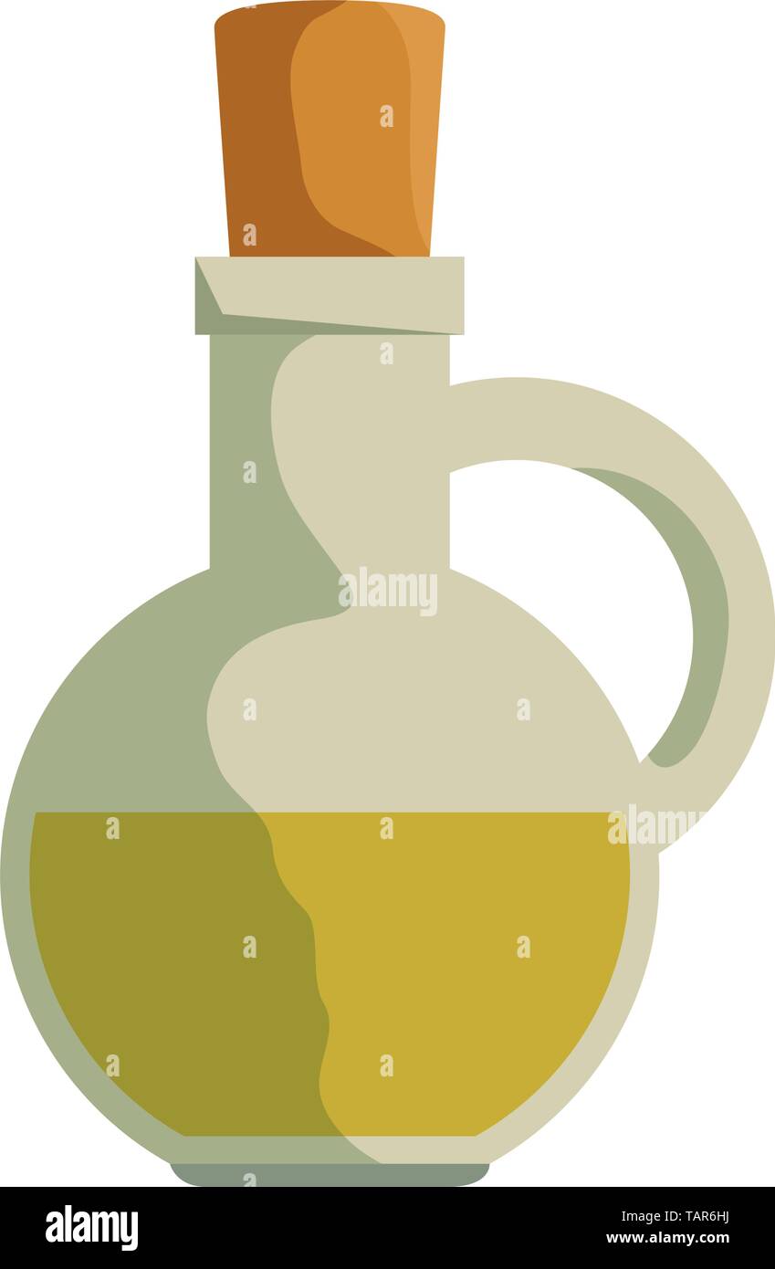 Ornate olive oil bottle Stock Vector Images - Alamy