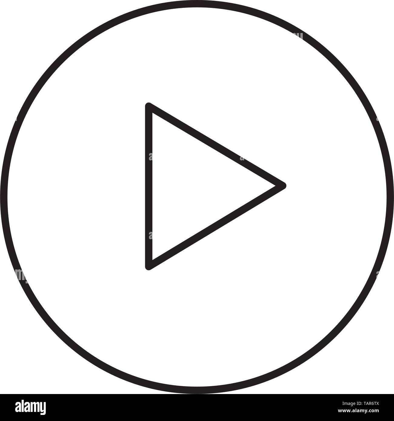 media player button icon vector illustration Stock Vector Image & Art ...