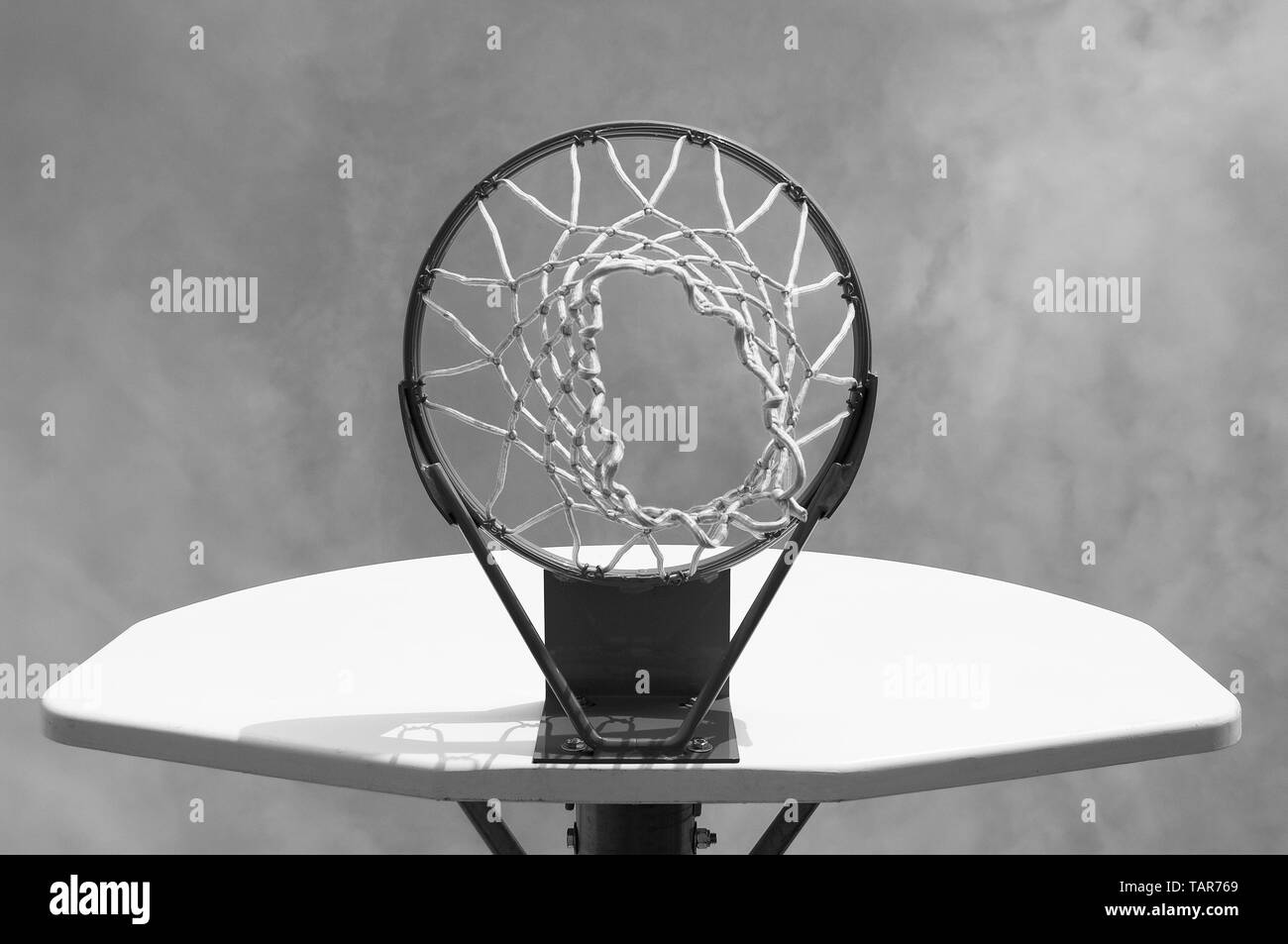 Basketball net Black and White Stock Photos & Images - Alamy