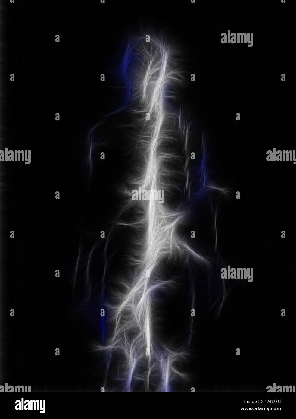 Abstract figure design. Spirit or Soul Stock Photo - Alamy